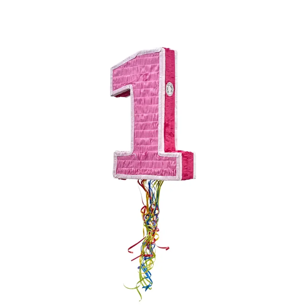 Pink Number 1 Pinata – Pinata Hanle