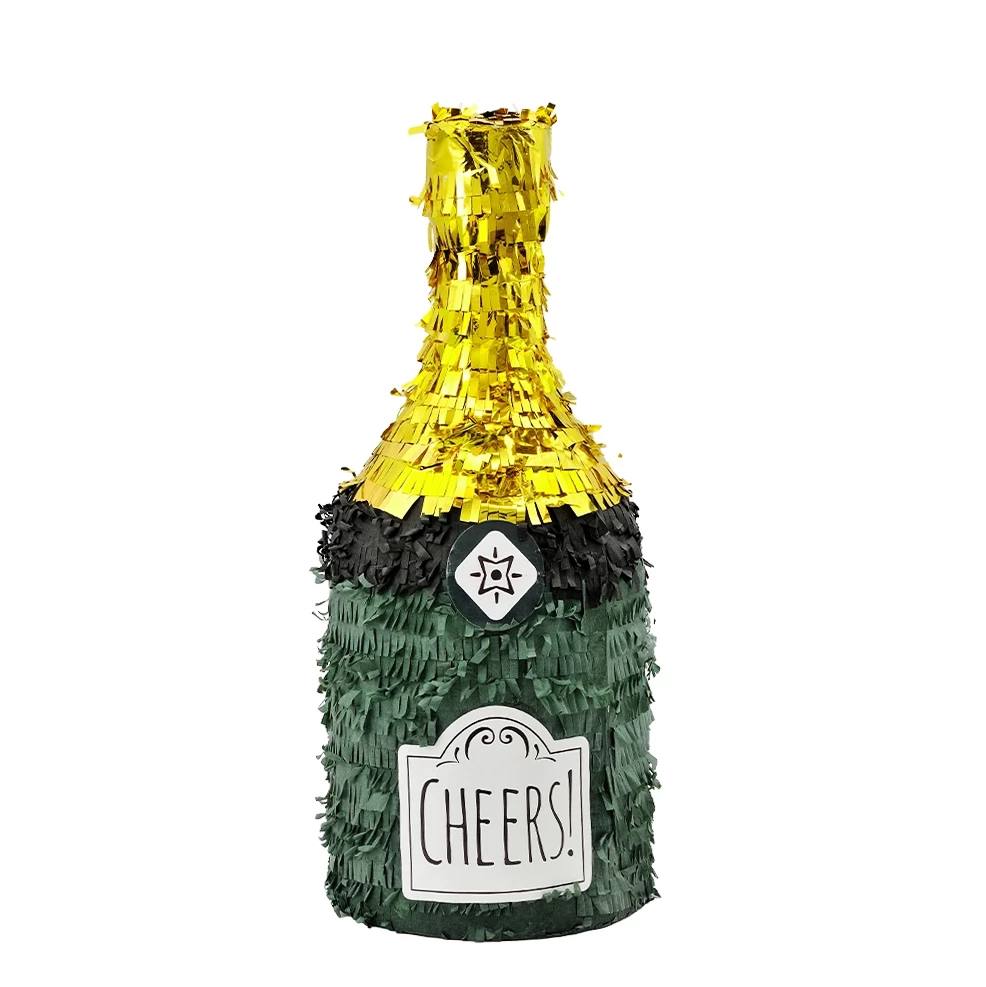 CHAMPAGNE BOTTLE SHAPED PINATA – Pinata Hanle